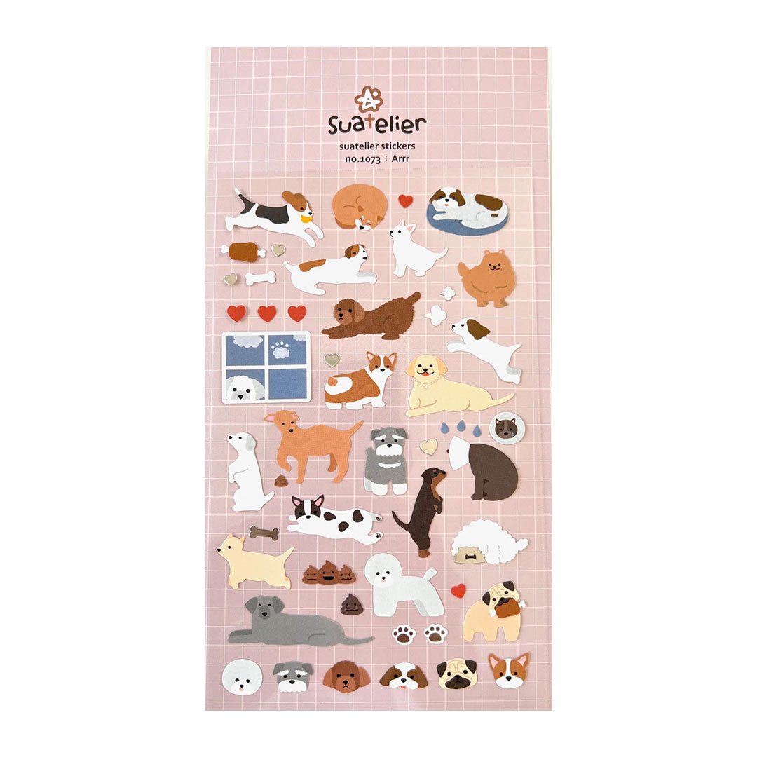 Arr Dog Sticker Sheet – bobo design studio