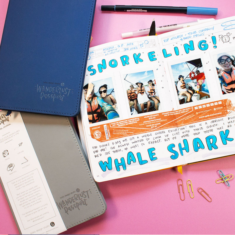 Wanderlust Passport Travel Journals – bobo design studio