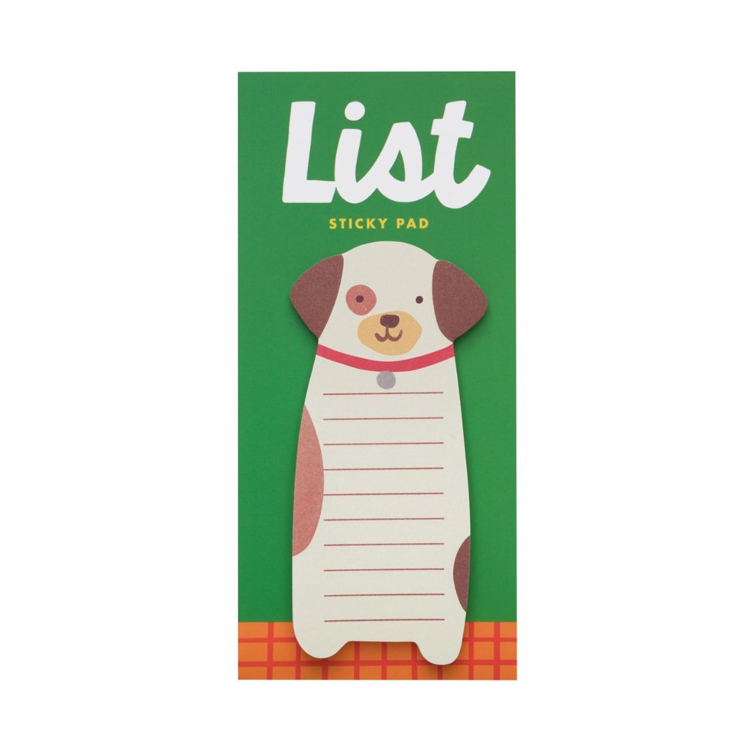 Dog - Sticky List Pad - Girl of All Work – bobo design studio