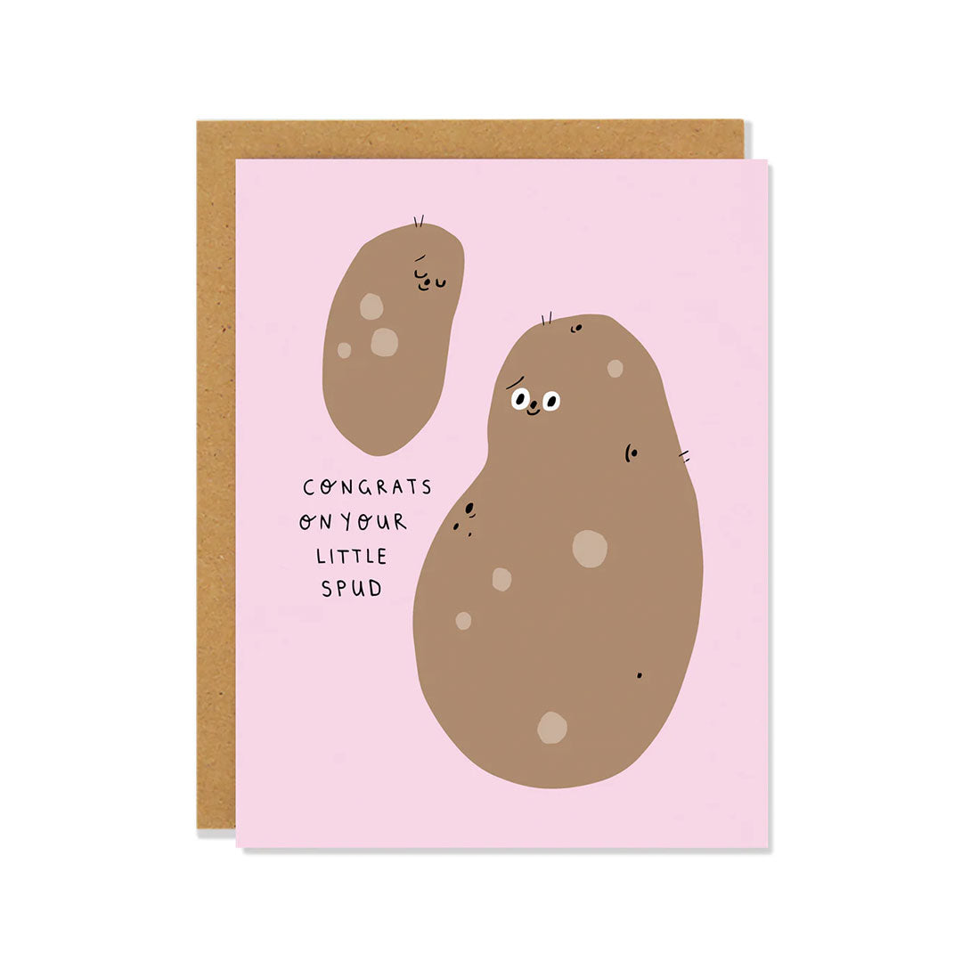 Little Spud - Greeting Card – bobo design studio