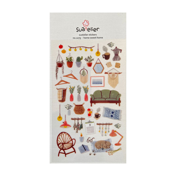 Home Sweet Home Sticker Sheet – bobo design studio