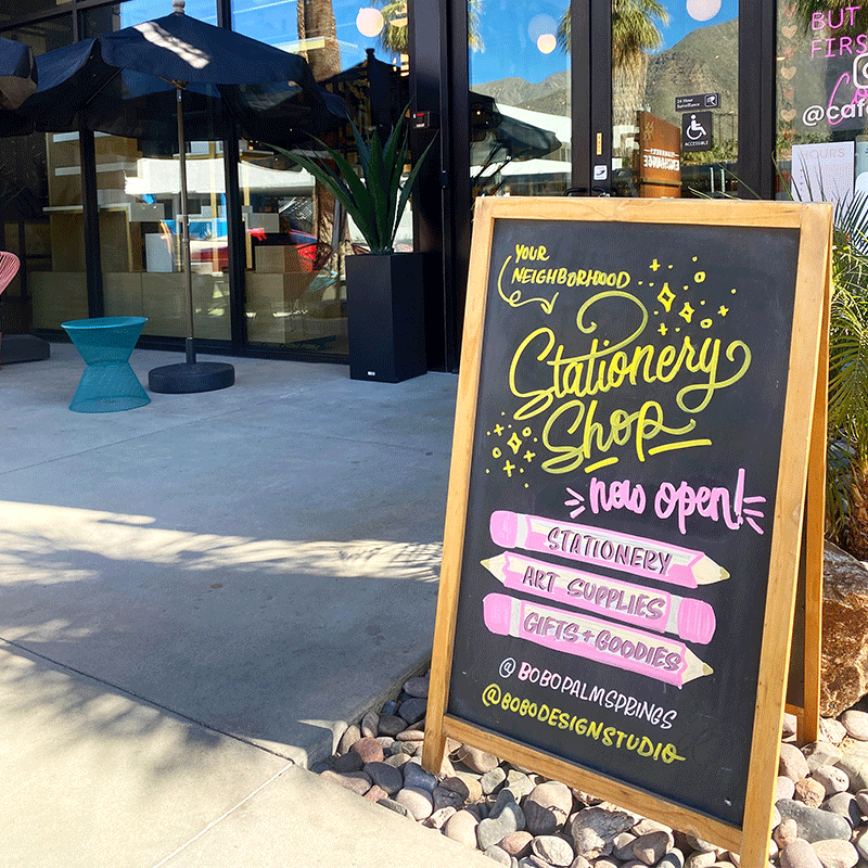 bobo Palm Springs- Stationery Store – bobo design studio
