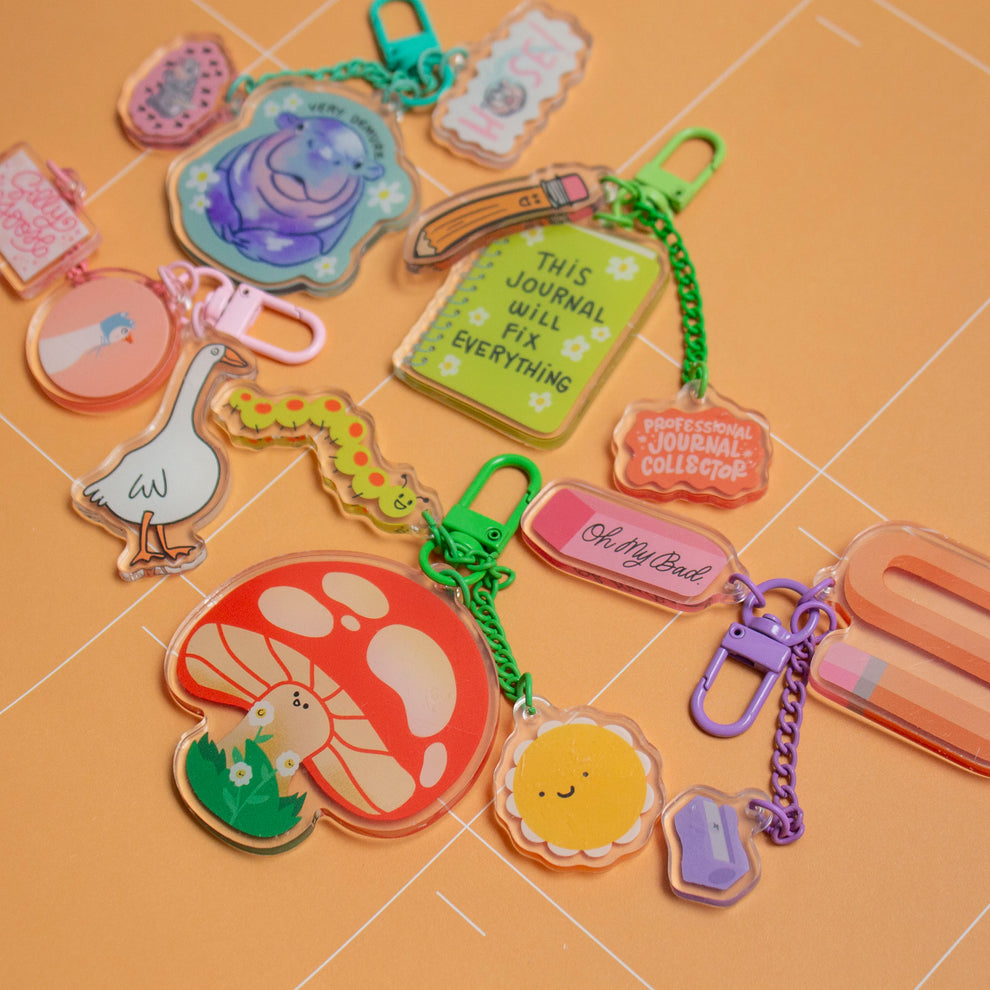 This Journal Will Fix Everything- Trinket Charm Keychain – bobo design ...
