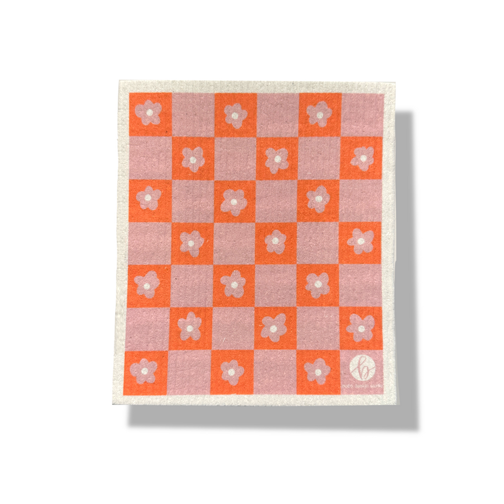 Super Cloth- Floral Checkers – bobo design studio