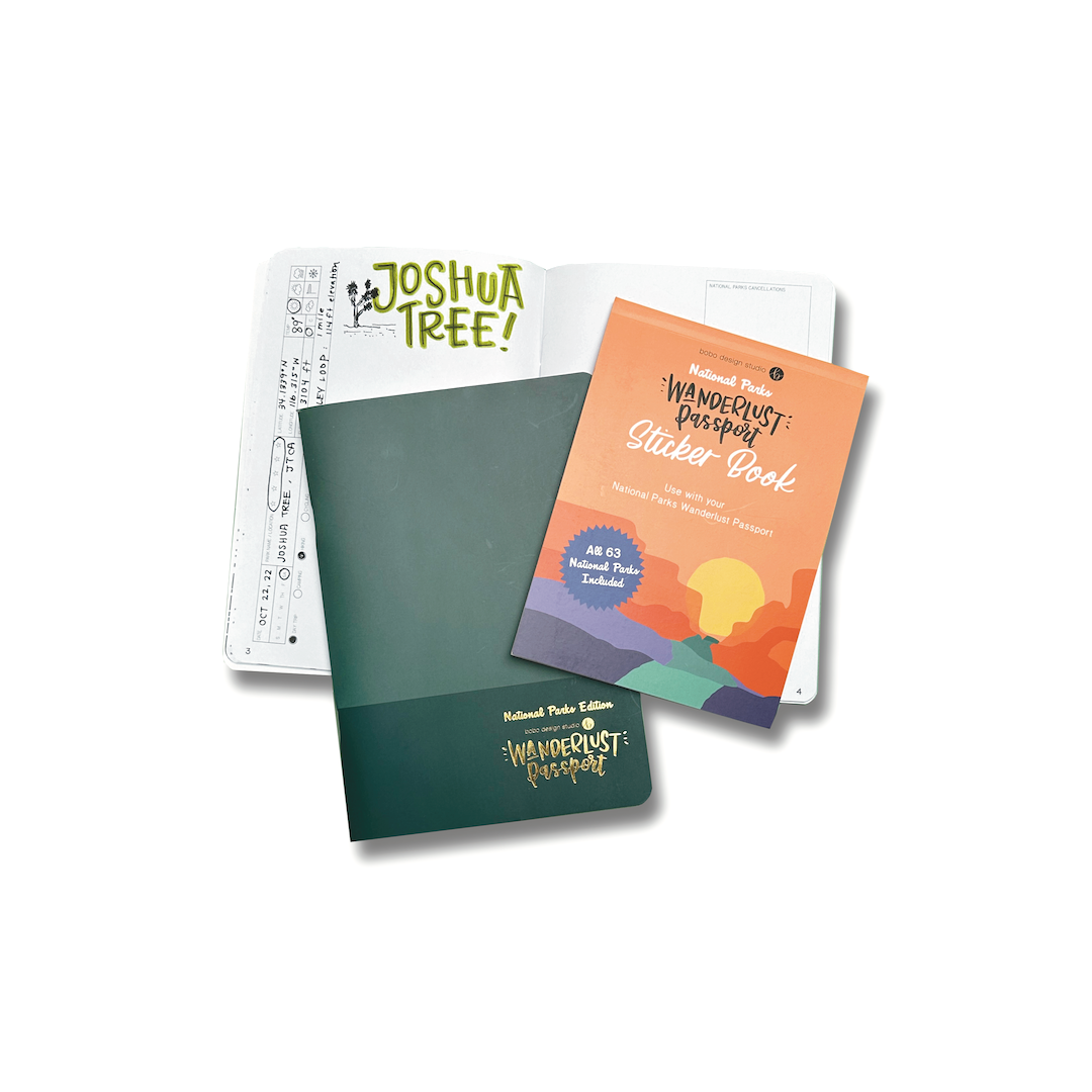 Wanderlust Passport Travel Journal- National Parks Edition - bobo ...